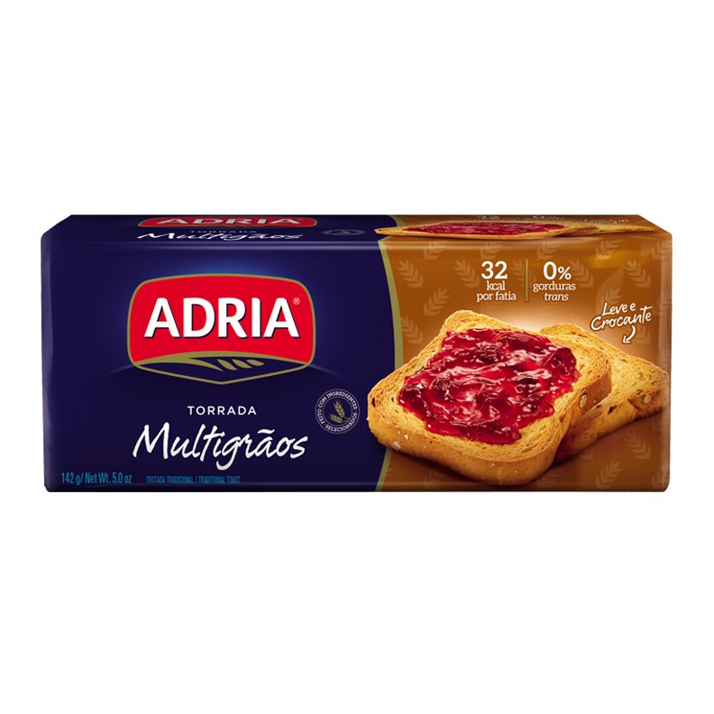Torrada Multigrãos - Adria Alimentos